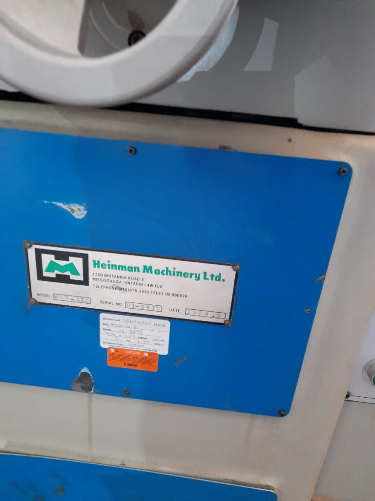 SURFACE GRINDER CHEVALIER FSG-612 (MANUAL) – ASSK Machinery Canada